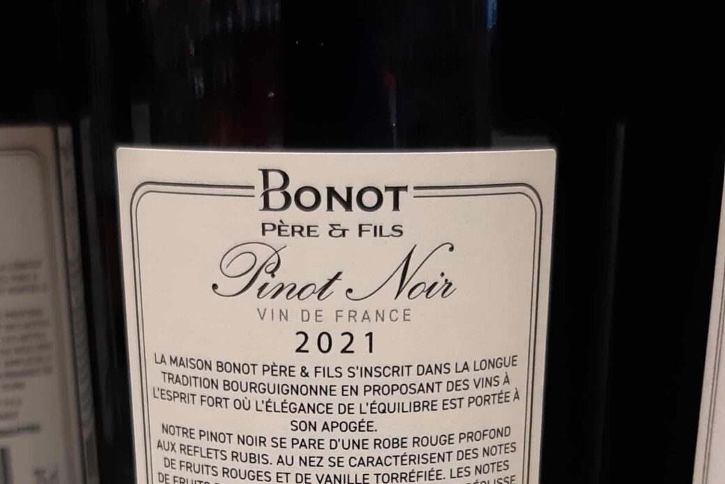 Les Vins De Bonot Père & Fils AOC Bourgogne - MaCave E.Leclerc